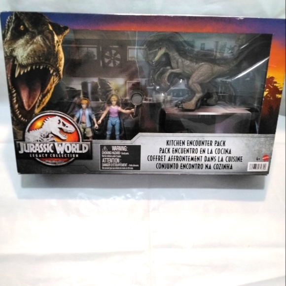 Mattel | Toys | Jurassic World Legacy Collection Kitchen Encounter Pack ...